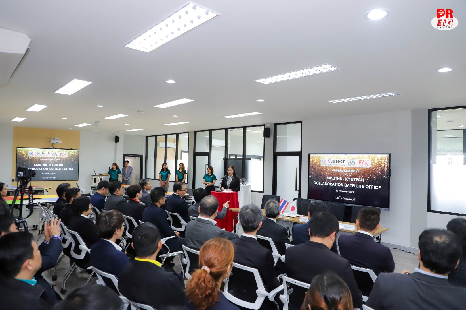 The opening ceremony of KMUTNB- Kyutech Collaboration Satellite Office - Center for ...