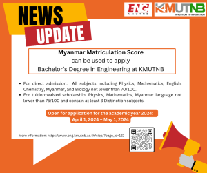 Myanmar Matriculation Score is now officially welcome - Center for ...
